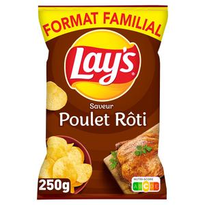 Livraison à domicile Lays Chips poulet rôti format familial, 250g