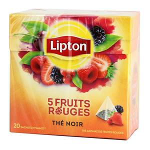 Livraison à domicile Lipton Thé 5 fruits rouges, 20 sachets