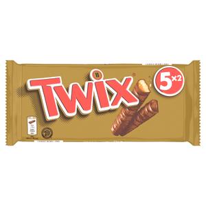 Livraison à domicile Twix Barre Chocolaté, 5x50g