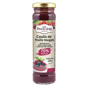 Livraison à domicile La Patelière Coulis 4 Fruits Rouge, 165g