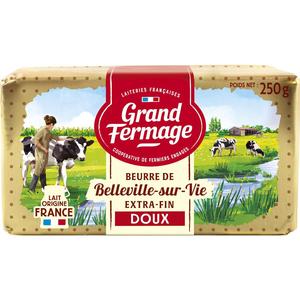 Livraison à domicile Grand Fermage Beurre doux, 250g
