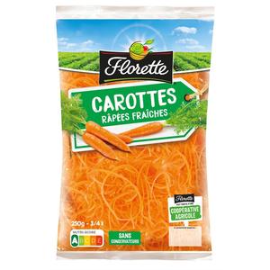 Livraison à domicile Florette Carottes Râpées, 250g