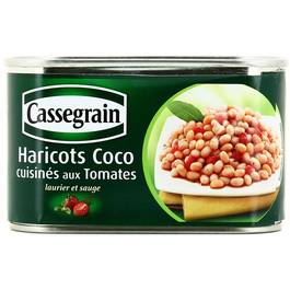 Achat Cassegrain Haricots coco cuisinés à la tomate, laurier et sauje
