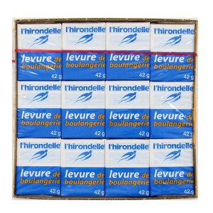Livraison à domicile l'hirondelle Levure Boulangère Fraîche, 12x42g