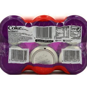 Livraison à domicile Coca-Cola Cherry Cerise, 6x33cl