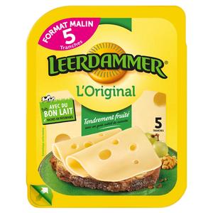 Livraison à domicile Leerdammer Fromage en tranches, 125g, 5 tranches