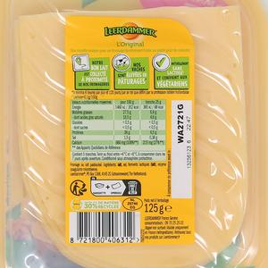 Livraison à domicile Leerdammer Fromage en tranches, 125g, 5 tranches