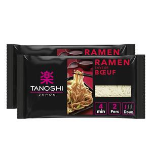 Promo Tanoshi - Japon Ramen Saveur Boeuf Nouilles Japonaises Précuites