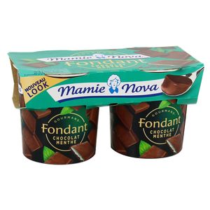Livraison à domicile Mamie Nova Fondant chocolat /menthe, 2x150g