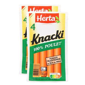 Livraison à domicile Promotion Herta Knacki 100% Poulet, Lot de 2x140g