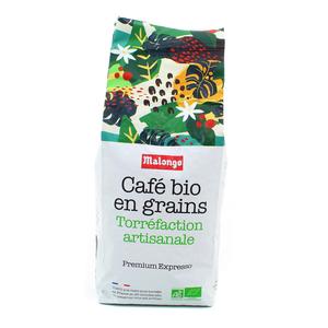 Achat Malongo Café en grains premium torrefaction artisanale bio, 1Kg