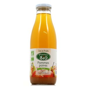 Livraison à domicile Planet Bio Jus de pomme poire Bio, 75cl