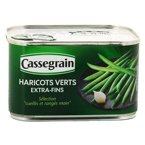 Livraison à domicile Cassegrain Haricots vert extra fins, 220g