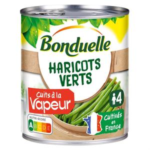 Acheter Bonduelle Haricots Verts Extra Fins Cuits à la Vapeur, 440g