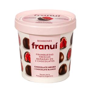 Acheter Franui Framboises fraiches entières enrobées de chocolat noir