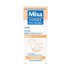 Mixa Crème Soin Corps Réhydratant Eclat pour Peau Sensible & Terne