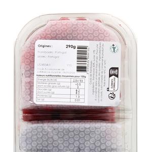 Fruits Rouges & Co Duo Framboise / Mûre + coulis, Barquette de 250g