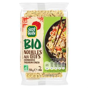 Livraison à domicile Suzi Wan Nouilles Chinoises aux Oeufs Bio, 250g