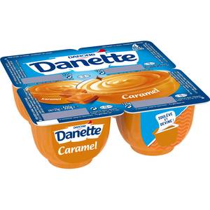 Danette Crème dessert au caramel, 4x125g : houra.fr