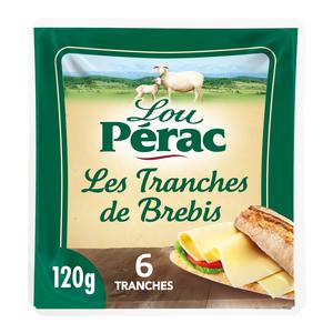 Livraison à domicile Lou Pérac Fromage de brebis, 120g, 6 tranches
