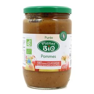 Achat / Vente Planet Bio Purée de pommes bio sans sucres ajoutés, 630g