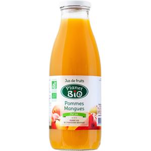 Livraison à domicile Planet Bio Jus de pomme mangue bio, 75cl