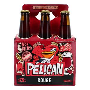 Achat / Vente Pelican rouge Bière saveur cerise griotte 7,5°, 6x33cl