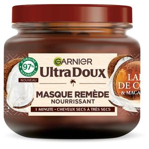 Garnier - Ultra Doux Masque Remède Lait de Coco & Macadamia, 340ml