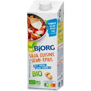 Livraison à domicile Bjorg Soja cuisine semi-épais bio, 25cl