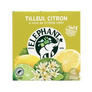 Livraison à domicile Elephant Infusion tilleul citron, 20 sachets