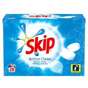 Livraison à domicile Skip Lessive tablette Active Clean, 1,68kg