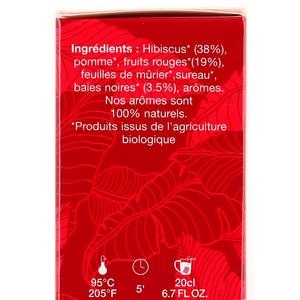 Livraison à domicile Kusmi Tea Infusion AquaRosa Bio, 20 sachets