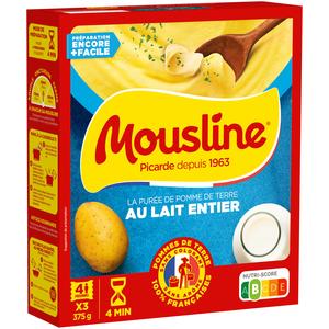 Livraison à domicile Mousline Purée au Lait entier, 375g