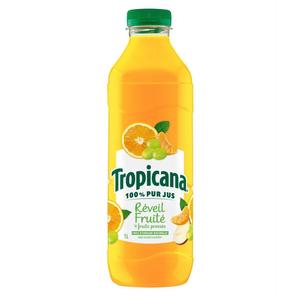 Livraison à domicile Tropicana Jus Multifruits Réveil Fruité, 1L