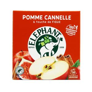 Achat Elephant Infusion pomme cannelle et touche de figue, 20 sachets