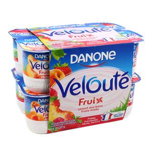 Livraison à domicile Velouté Fruix Yaourts Brassés Panachés, 12x125g