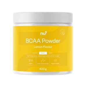 Livraison à domicile NU3 BCAA Citron - Acide Aminé en poudre, 400g