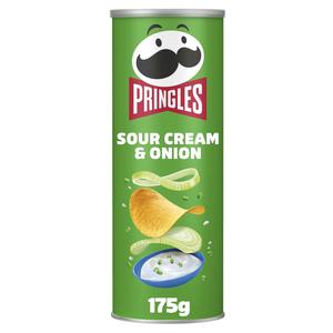 Livraison à domicile Pringles Chips tuiles crème et oignon, 175g