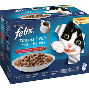 Purina - Félix Sachets en Sauce Tendres Effilés Sélection Campagne 4 ...