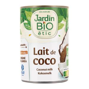 Livraison à domicile Jardin Bio Etic Lait de coco bio, 40cl