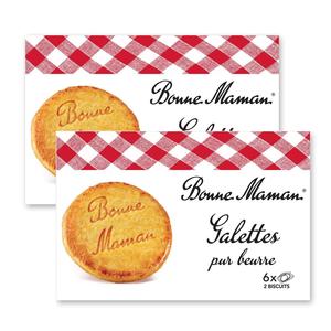 Livraison à domicile Promotion Bonne Maman Galette pur Beurre, 2x170g