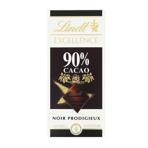 Livraison à domicile Lindt Chocolat Noir Excellence 90% Cacao, 100g