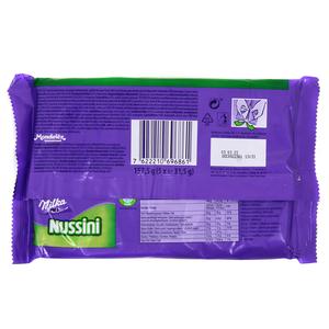 Milka Barres chocolatées gaufrettes au lait et aux noisettes Nussini