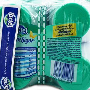 Livraison à domicile Matin Léger de Lactel Lait écrémé, 6x1l