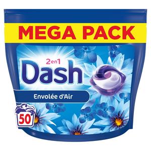 Achat / Vente Dash Lessive Capsules 2en 1 Envolée d'Air, 50 capsules