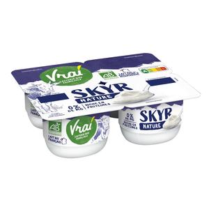 Livraison à domicile Vrai Skyr Bio Nature, 4x100g