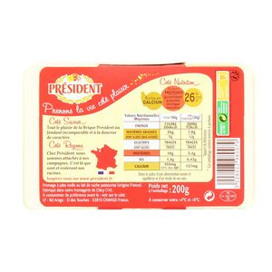 Livraison à domicile Président Fromage brique, 200g
