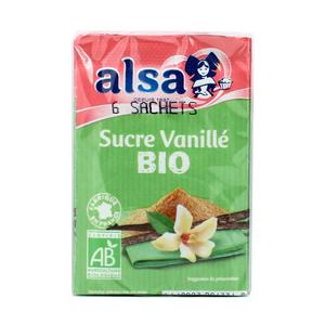 Livraison à domicile Alsa Sucre vanillé, 6 sachets, 45g