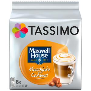 Tassimo Café dosettes Maxwell house latte macchiato caramel, 8 capsules