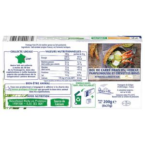 Livraison à domicile Carré Frais Fromage frais 0%mg, 8x25g